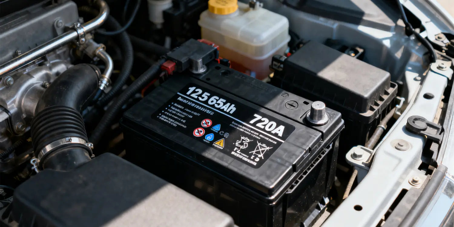12V 65Ah 720A: Loodstartaccu versus LiFePO₄-accu – LiTime-DE